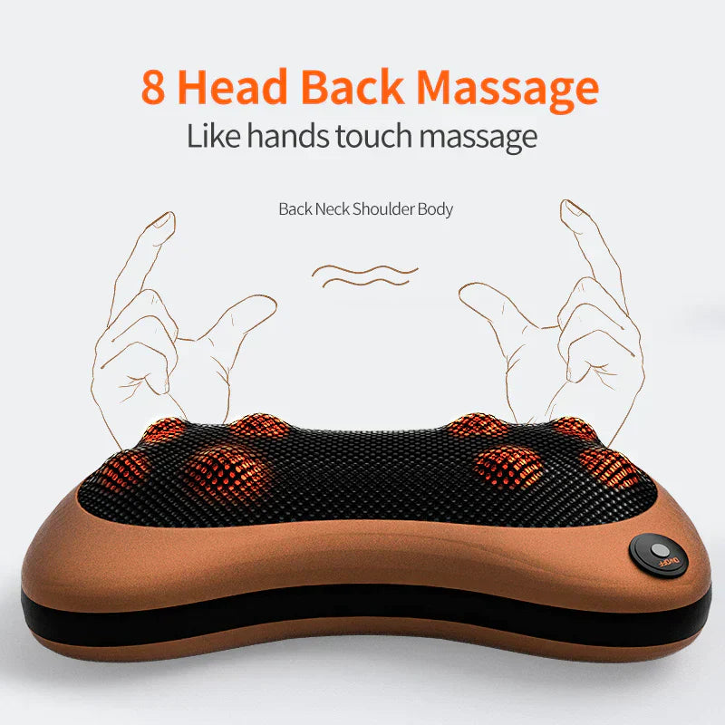 Electric Home & Neck Massage Pillow – Khazinaa
